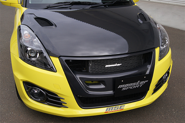 MONSTER SPORTS - MSE Carbon Radiator Grill for New Swift Sport